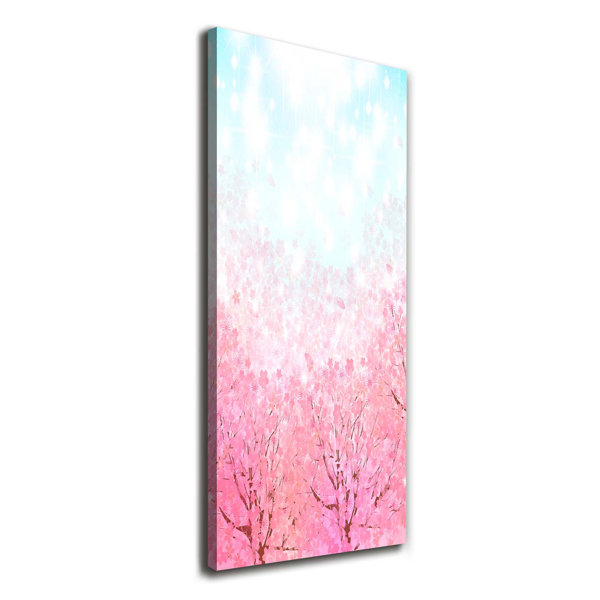 Ophelia & Co. Kirschblüten - Kunstdrucke auf Leinwand - Wrapped Canvas | Wayfair.de